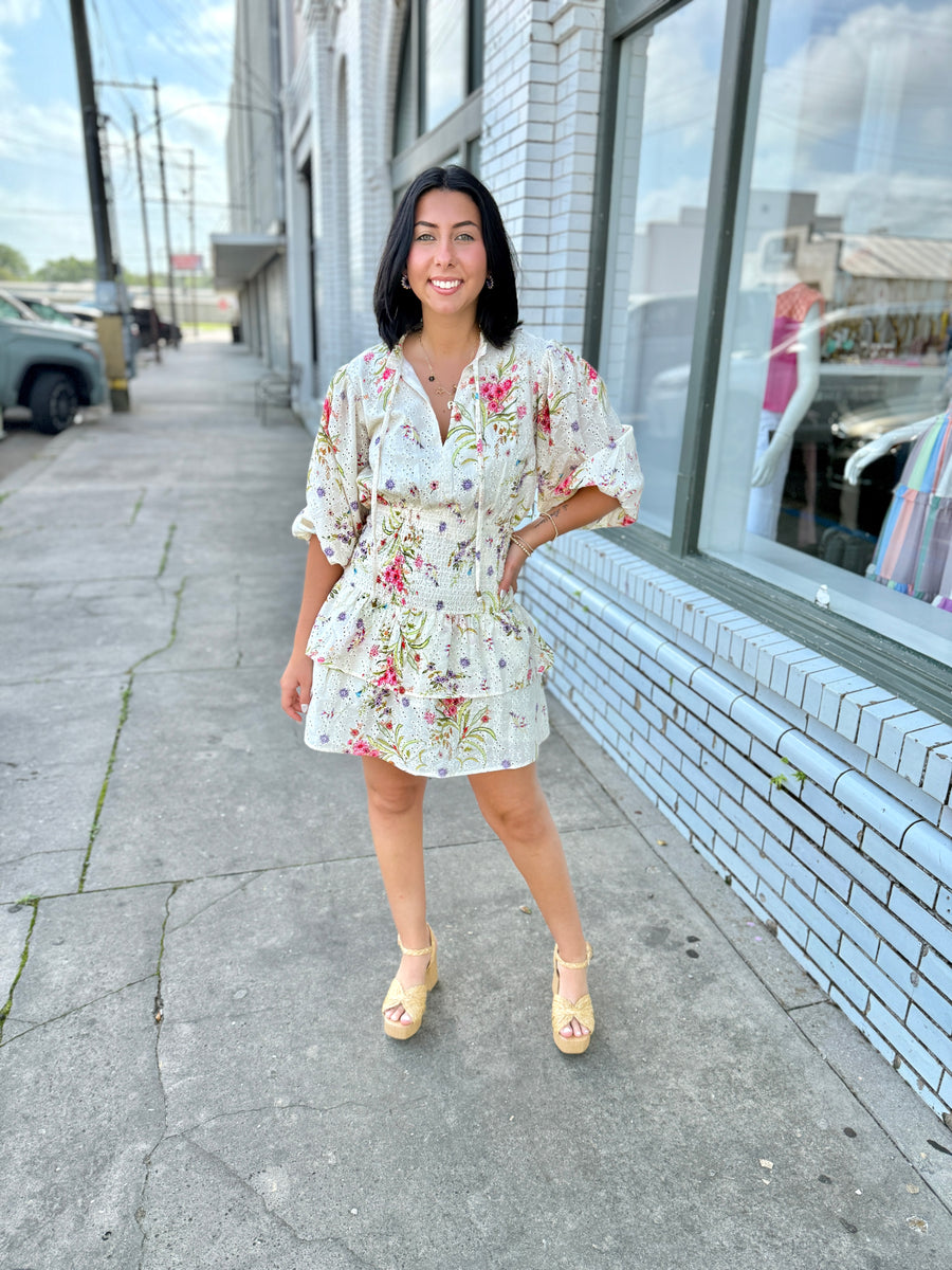 The Vanna Floral Mini Dress – Gossip Clothing Boutique